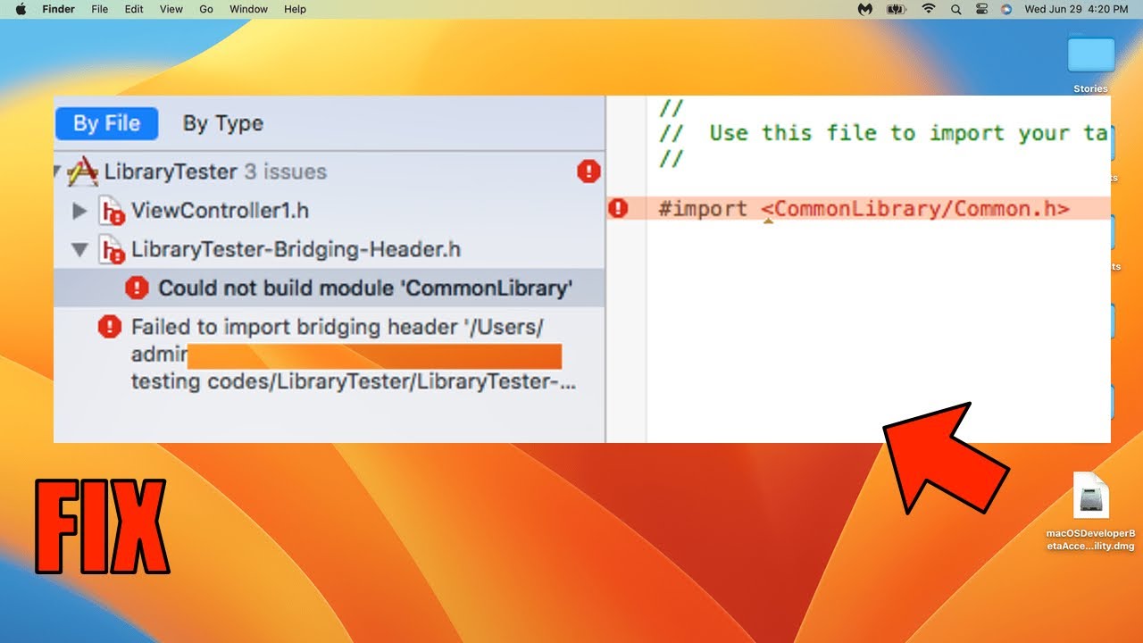 Could Not Build Module In Xcode
