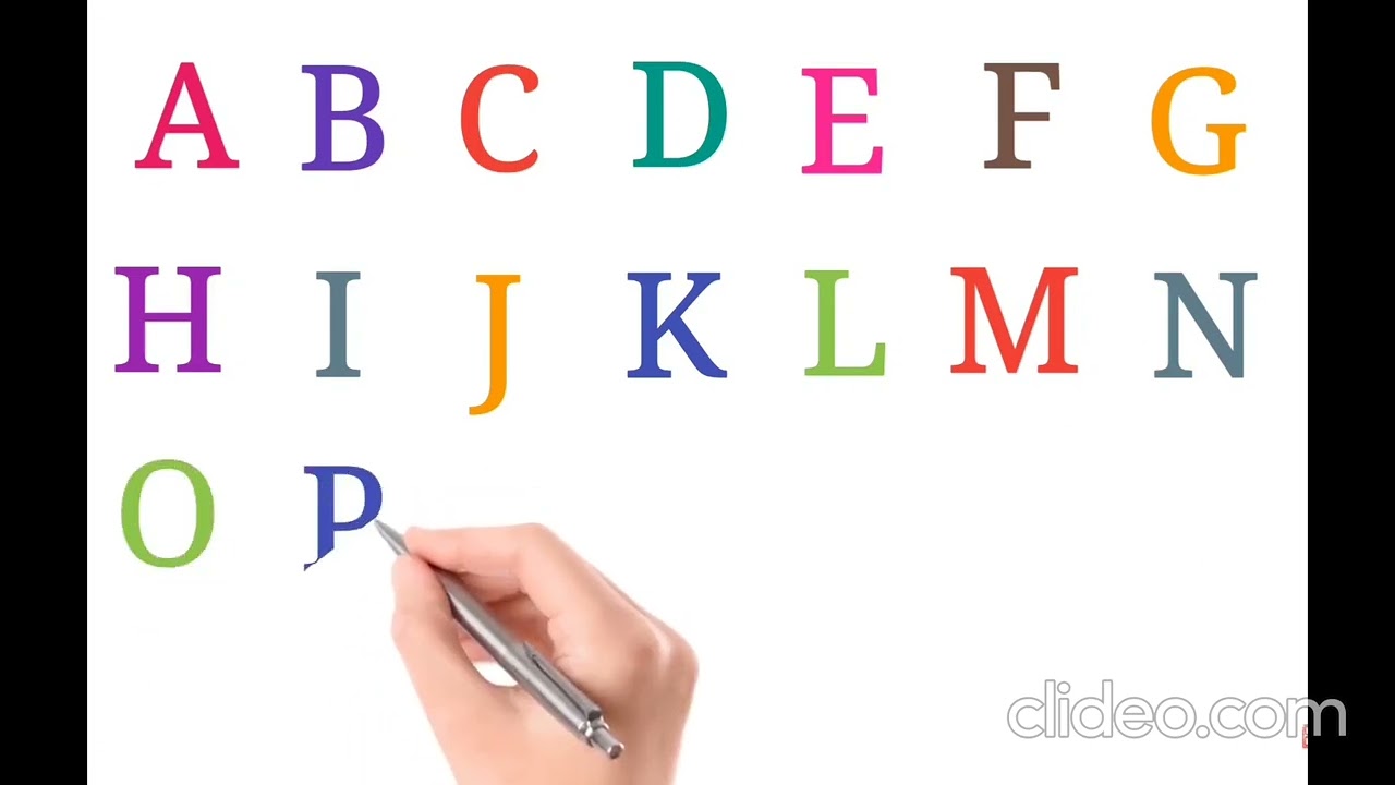 English Letters A TO Z | English uppercase letters | Alphabets @Let's Learn with Me 