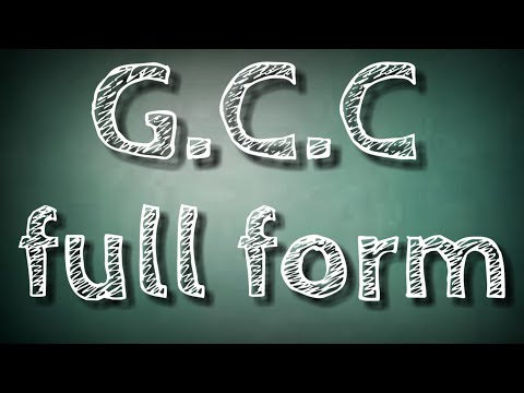 GCC full form || GCC || full form || GCC meaning