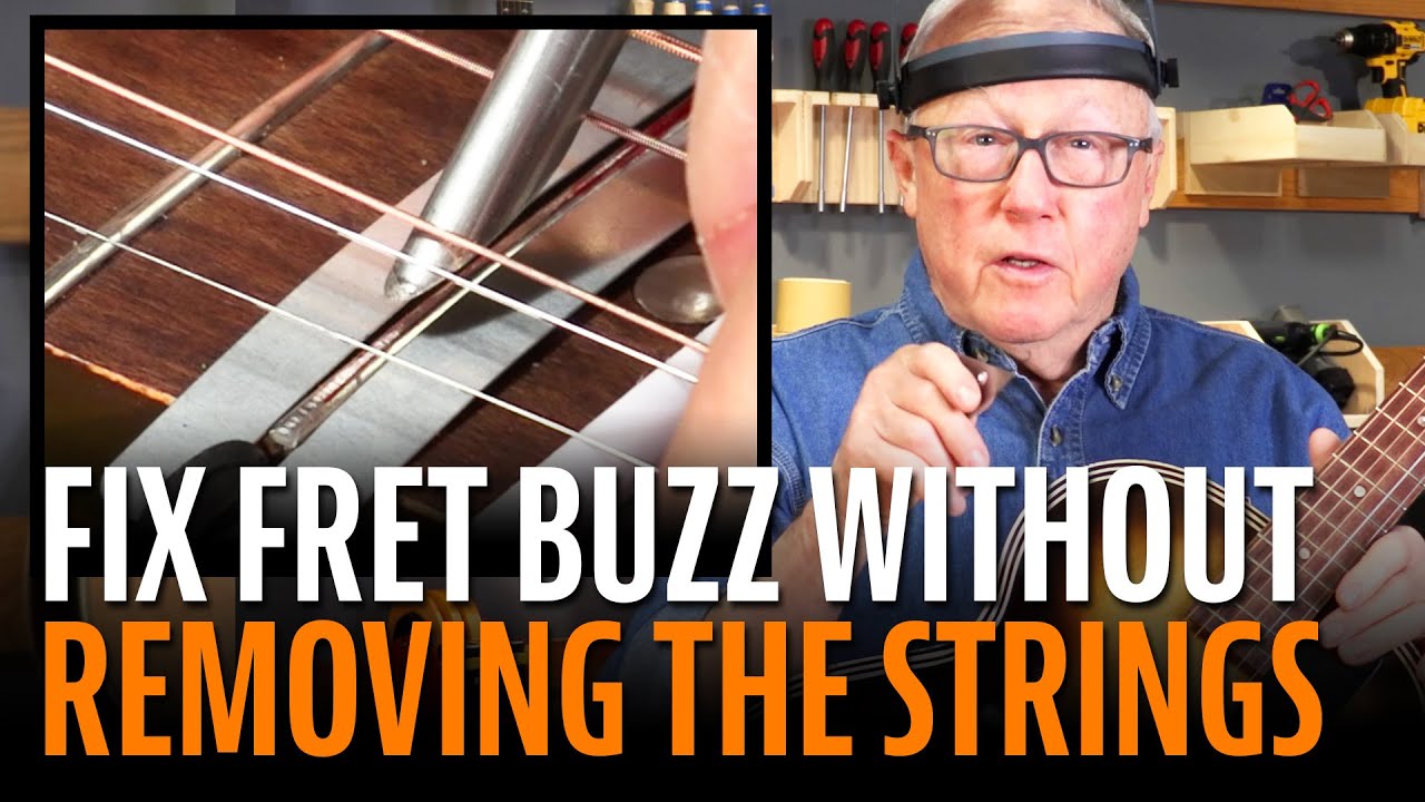 Fix Fret Buzz Without Removing the Strings
