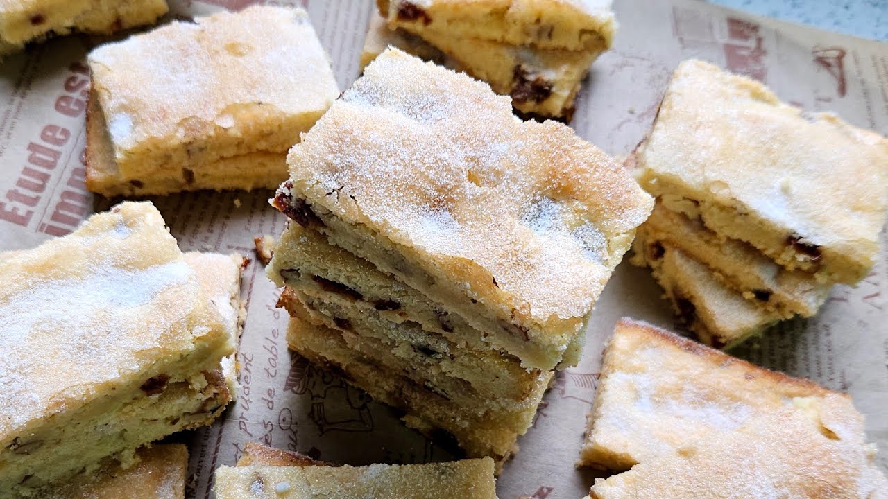 Date and Pecan Nut Shortbread