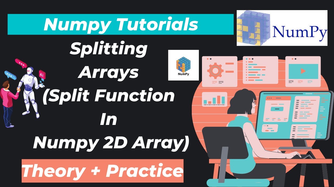 26. Splitting Arrays (Split function in Numpy 2D)