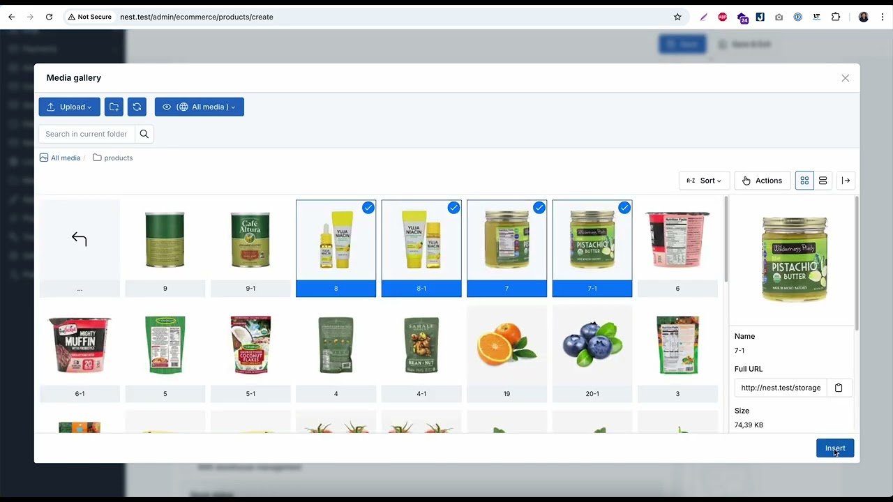 Working with product variations in Botble eCommerce scripts.