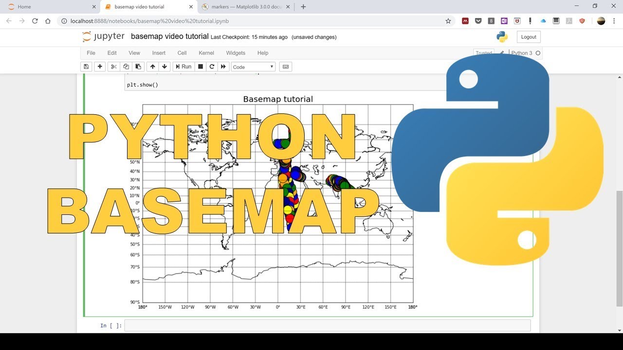 How to plot latitude and longitude co-ordinates in basemap