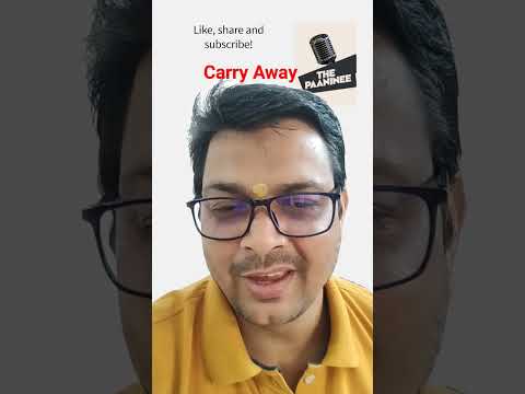 Carry Away - #american #englishidiom #english #motivation #idioms #hinditranslation