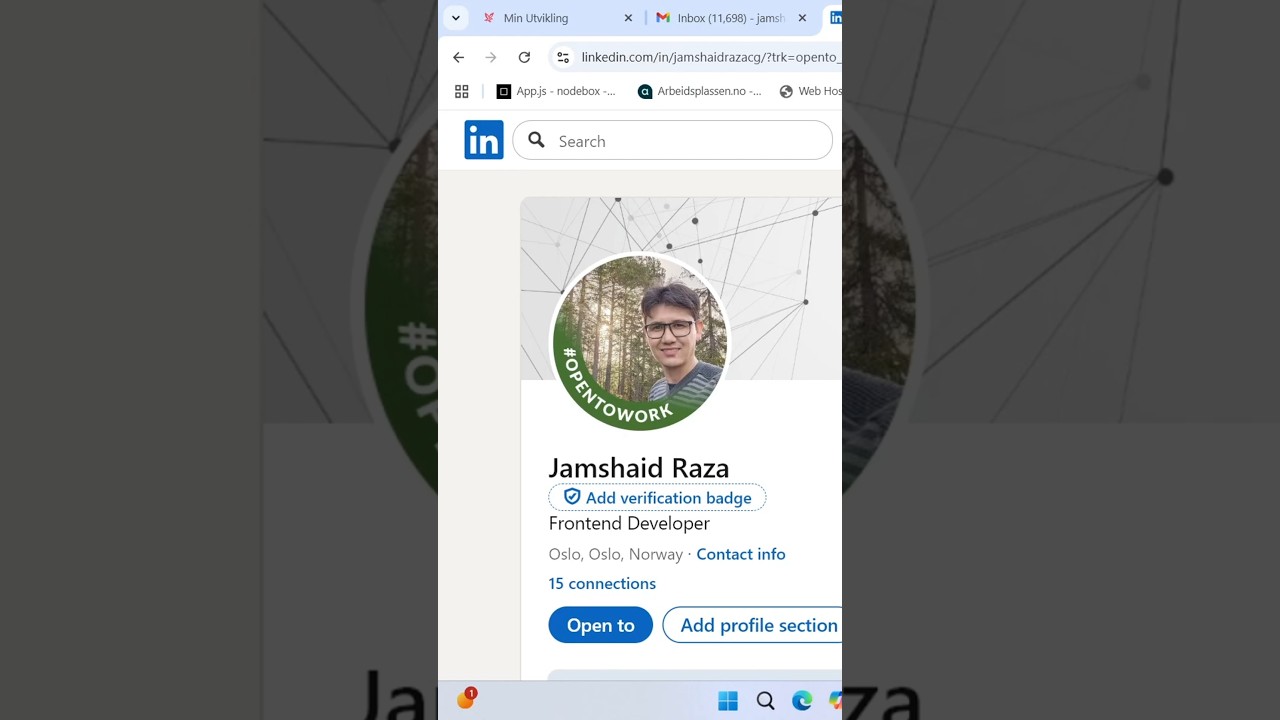 Remove LinkedIn Open to Work