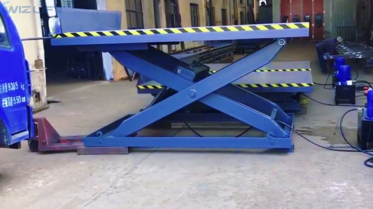 Industrial Use Loading Dock Scissor Lift Table Customization