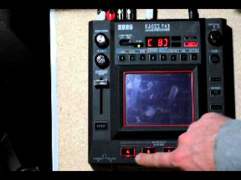 KORG KP3 KAOSS PAD - Easy Start Sample Tutorial