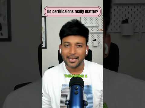 Do certifications matter in a resume? #shortsfeed #shortsvideo #shorts