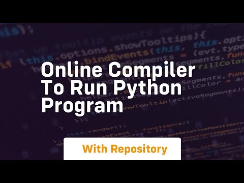 online compiler to run python program