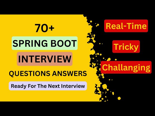 Mastering Spring Boot: Key Interview Questions and Answers | Galaxy.ai | Galaxy.ai