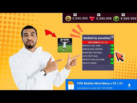 FC Mobile 25 MOD APK v18.1.01 - EA FC Mobile MOD MENU APK 2025 (Unlimited Money & Coins)