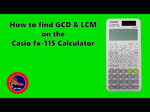 How to find GCD and LCM on the Casio fx-115 ES Plus Calculator