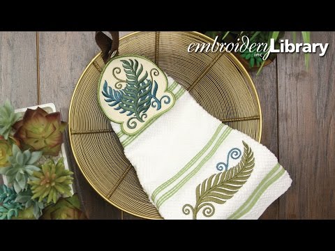 Embroidering Towel Toppers In the Hoop