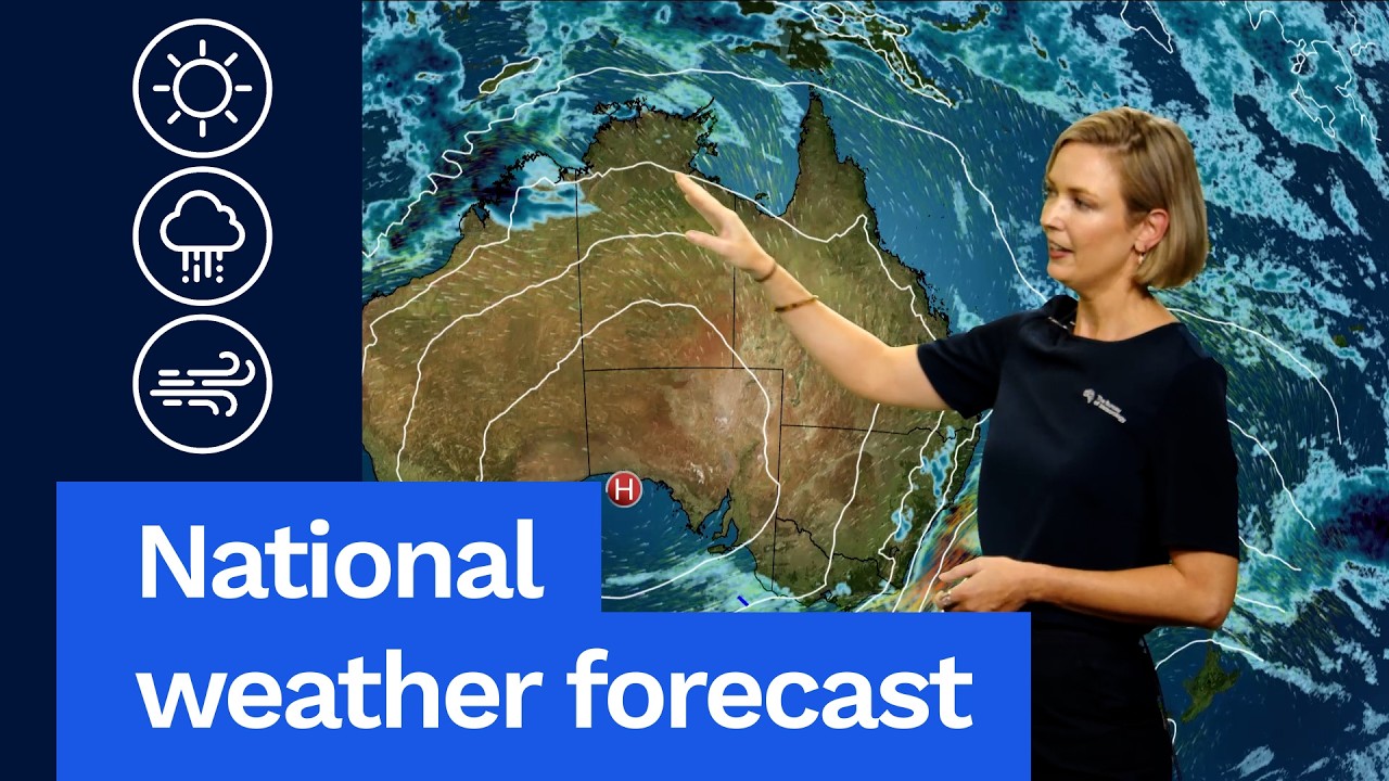 National Weather Forecast: Wet in the east, dry in the west