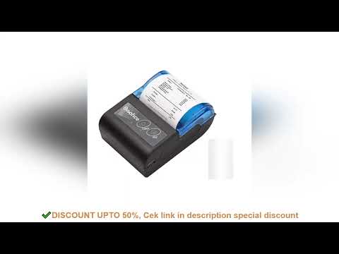 REVIEW Bisofice Portable Mini Thermal Printer 2 inch Wireless USB Receipt Bill Ticket Printer with 5