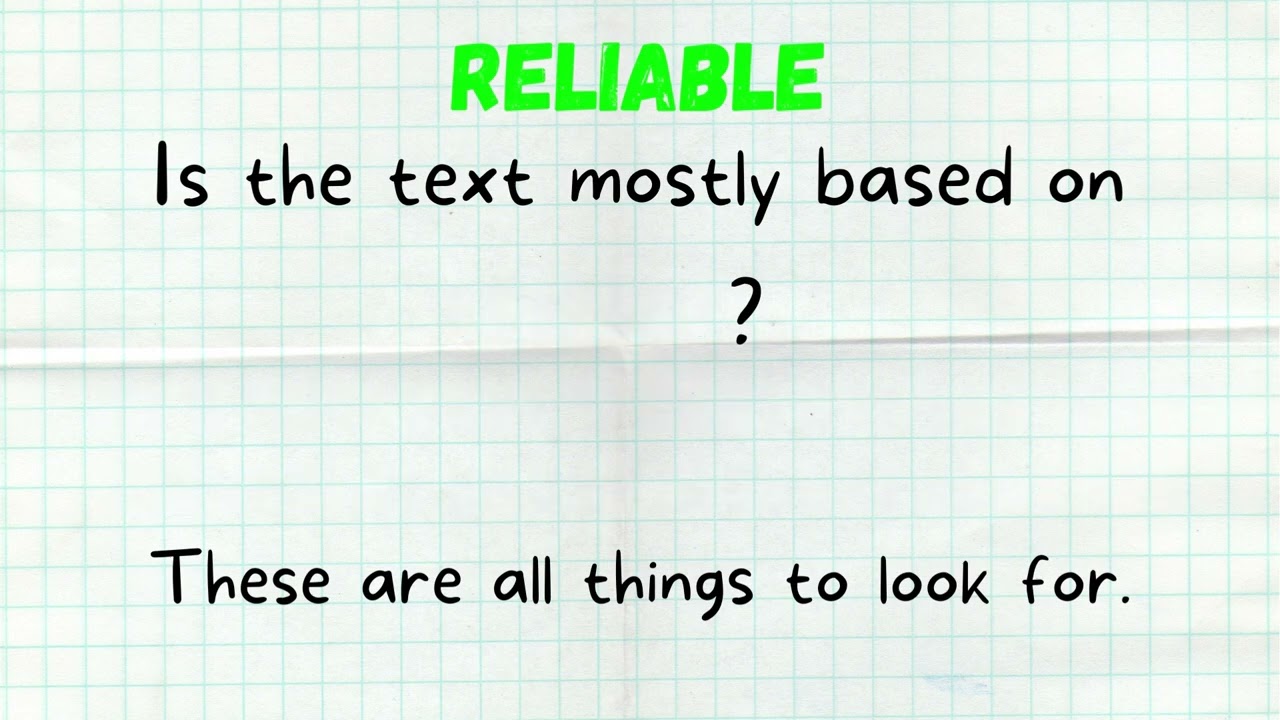 Let's learn about the C.R.A.P. test