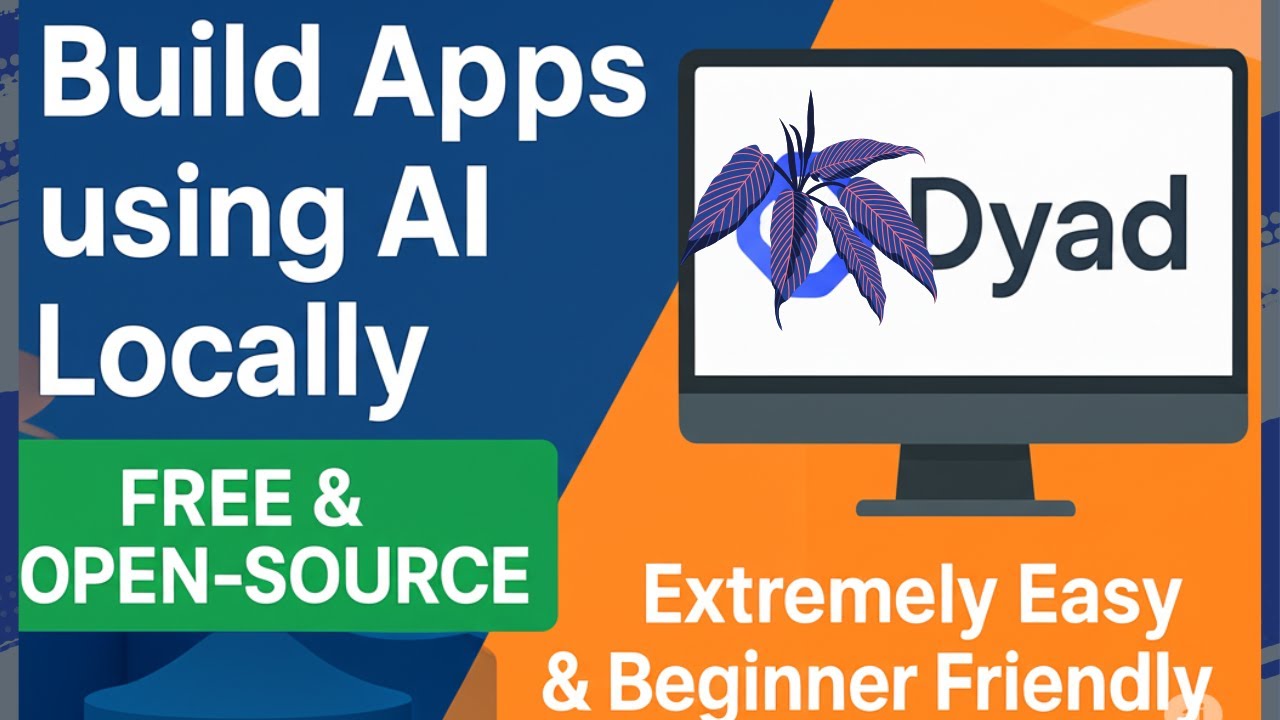 Build Apps using AI Locally with DYAD (Free & Open-Source!) | Extremely Easy & Beginner Friendly