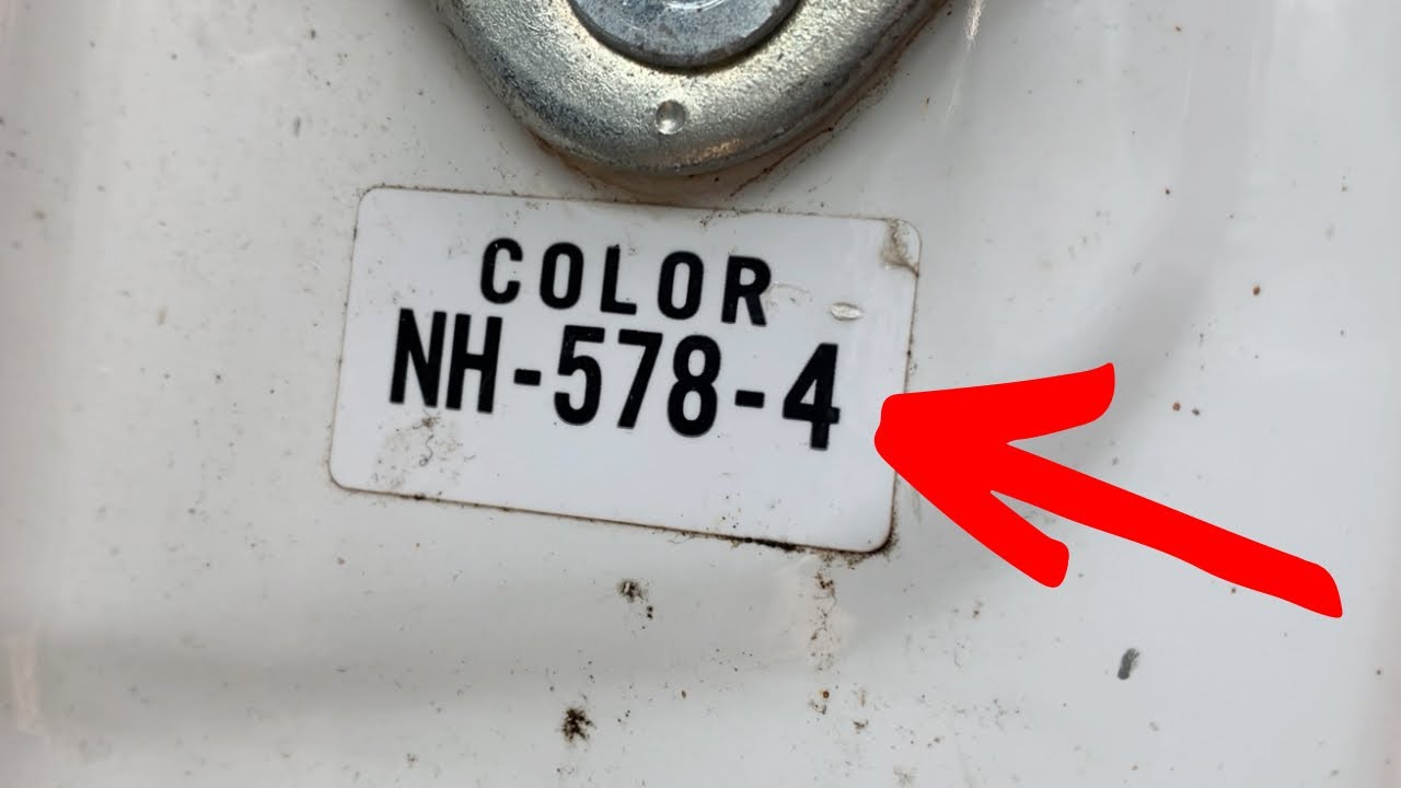 How to find the paint color code Honda Ridgeline 2006-2014