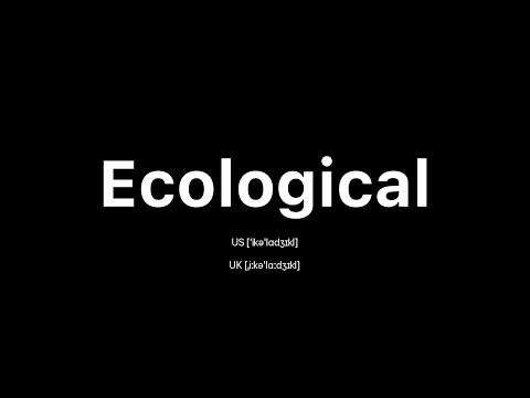 How to Pronounce Ecological: πΊπΈ American English vs. π¬π§ British English