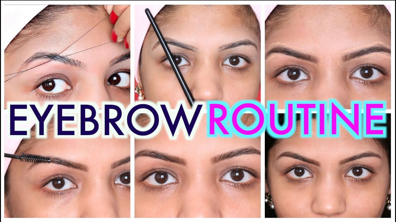 EYEBROW THREADING Tutorial |Step By Step |SuperPrincessjo