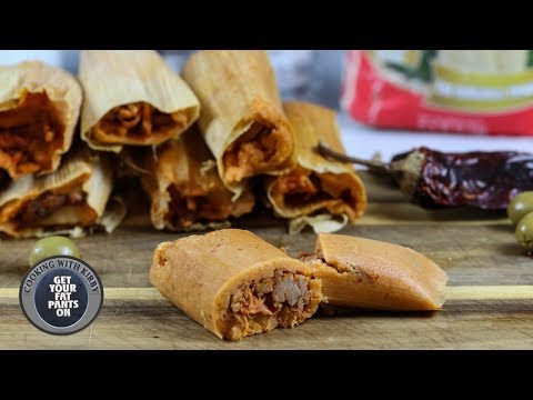 Pork Tamales - Tamales de Puerco - Mexican Food