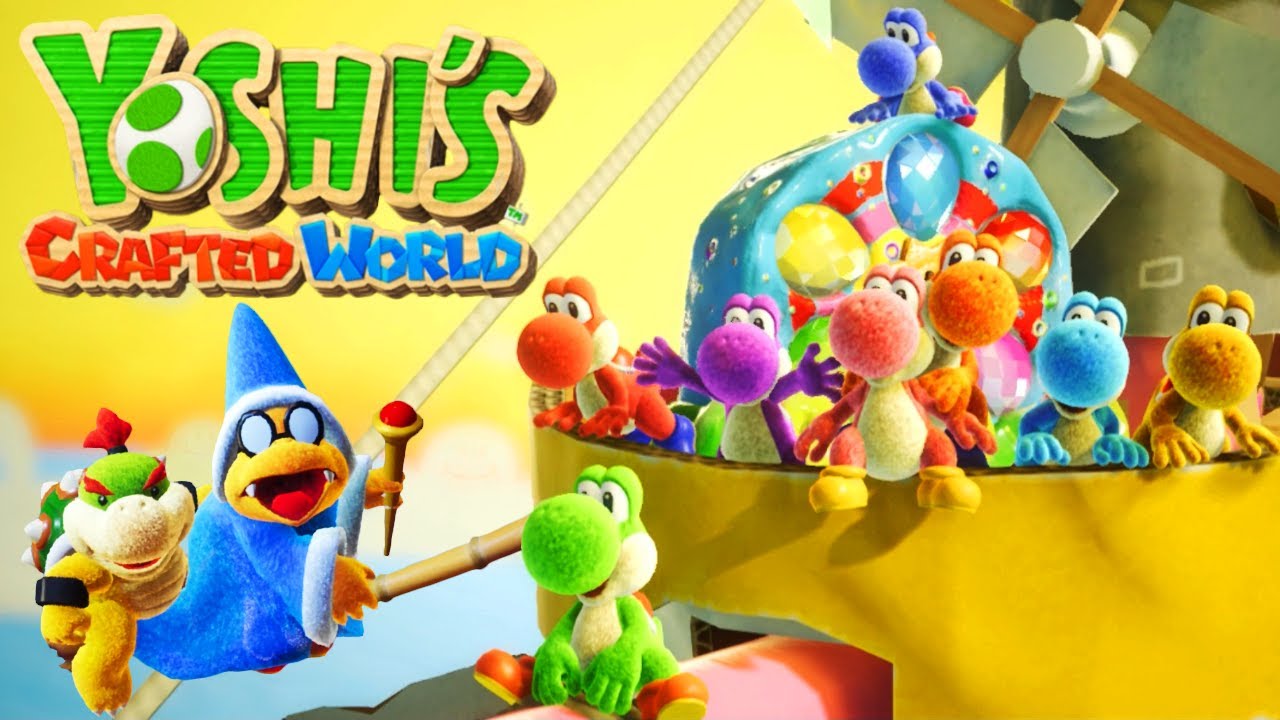 Yoshi's Crafted World - Full Game Walkthrough | 100% No Damage Gameplay