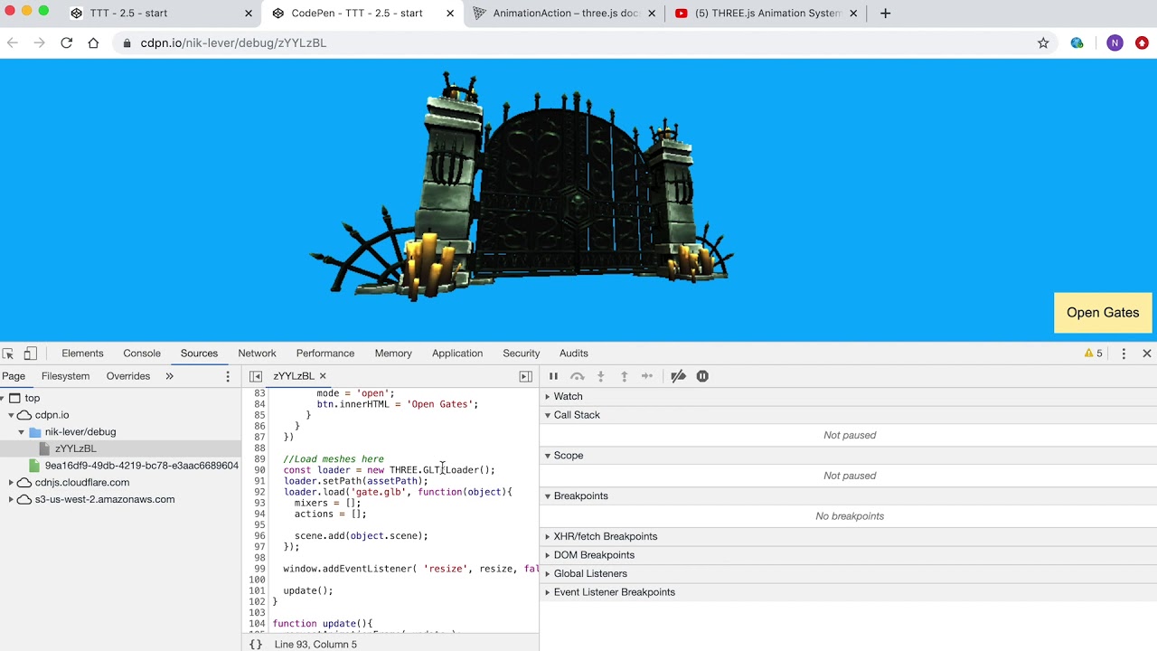 ThreeJS: Tips, Tricks and Techniques - Debugging