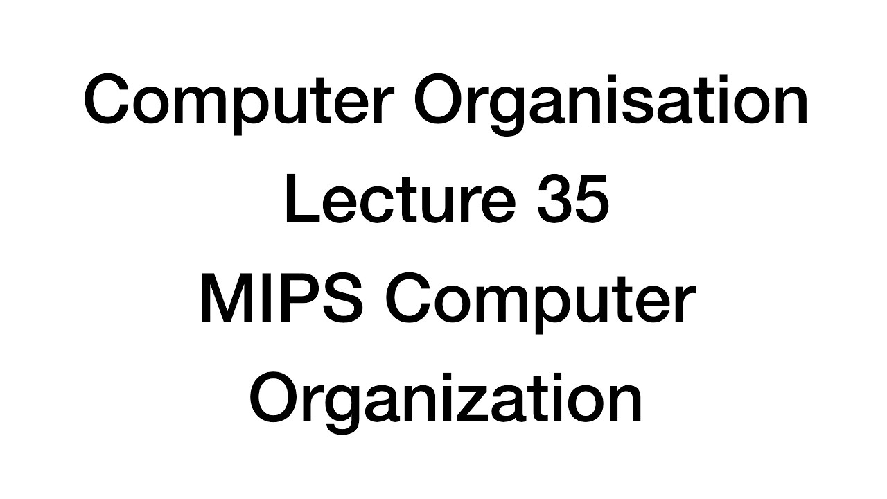 CoSc 425 Lecture 35