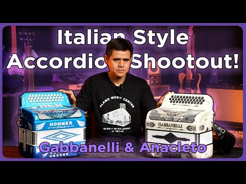 Italian Style Accordion Shootout: Hohner Anacleto vs. Gabbanelli!