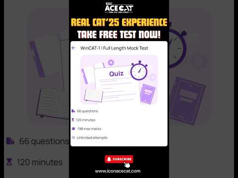 CAT 2025 Free Mock Test Live | Test Your Prep Now 🔥 #cat2025 #catmocktest