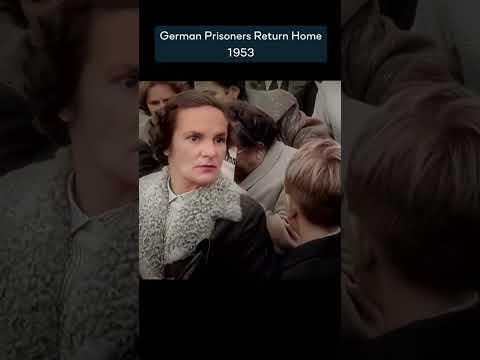 german prisoners return home 1953