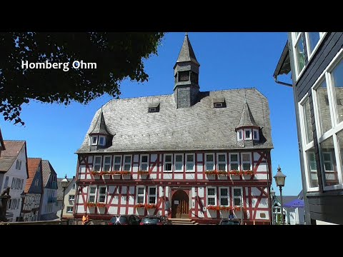 GERMANY historic center of Fronhausen & Homberg Ohm