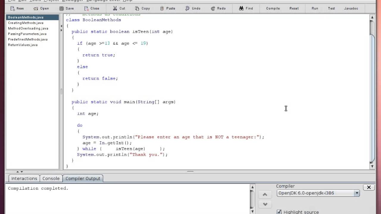 Java - Methods - Boolean Return Values