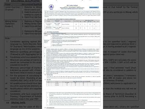 NLC RECRUITMENT 2025 #Neyveli Lignite Corporation #2025 #shortvideo #exam #jobvacancies #jobalert