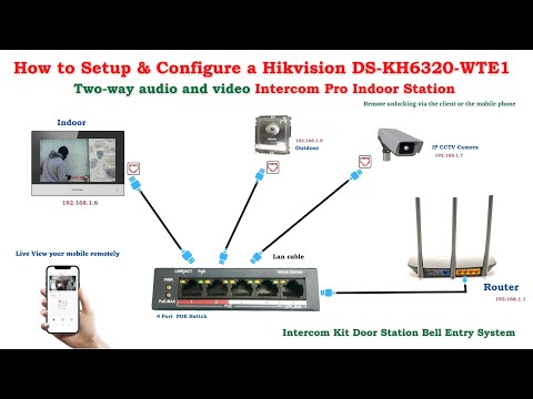 How to Choose a Door Entry Intercom System for Your House | How to Setup Hikvision DS-KH6320-WTE1