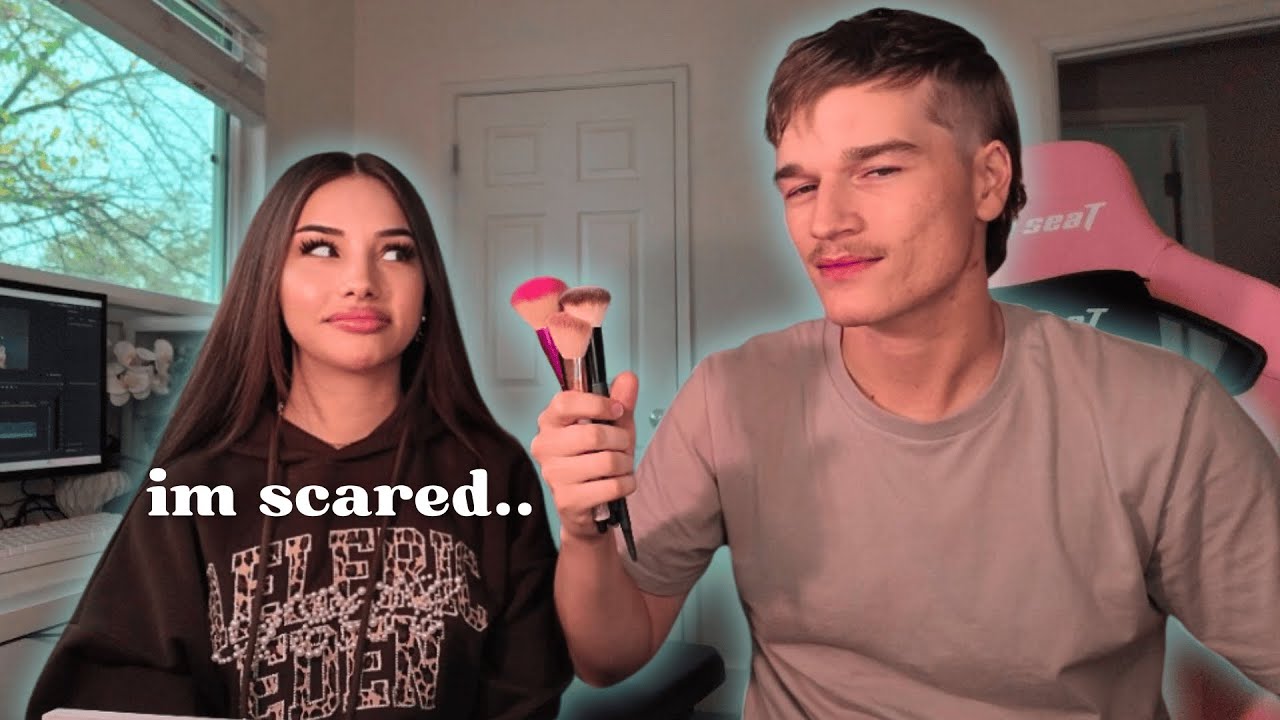 Boyfriend Does My Makeup..