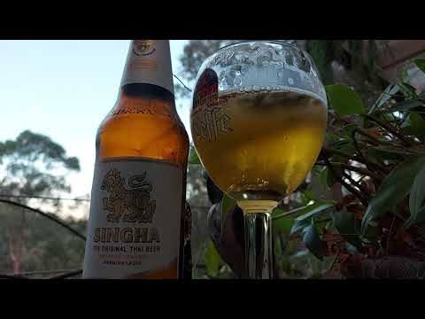Singha Beer.