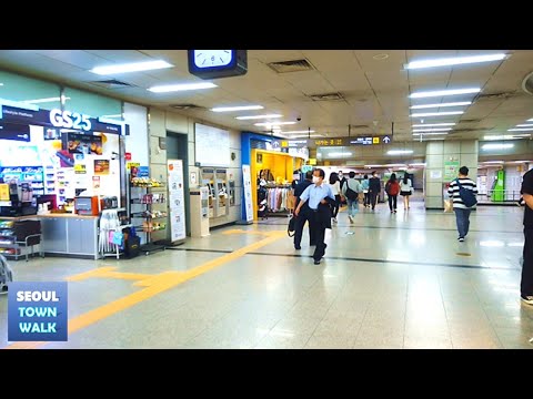 【4K】 8-0-0-1. Yeouido Subway Station walk tour, Seoul, Korea [Yeongdeungpo-gu]┃여의도역 걷기 [영등포구]