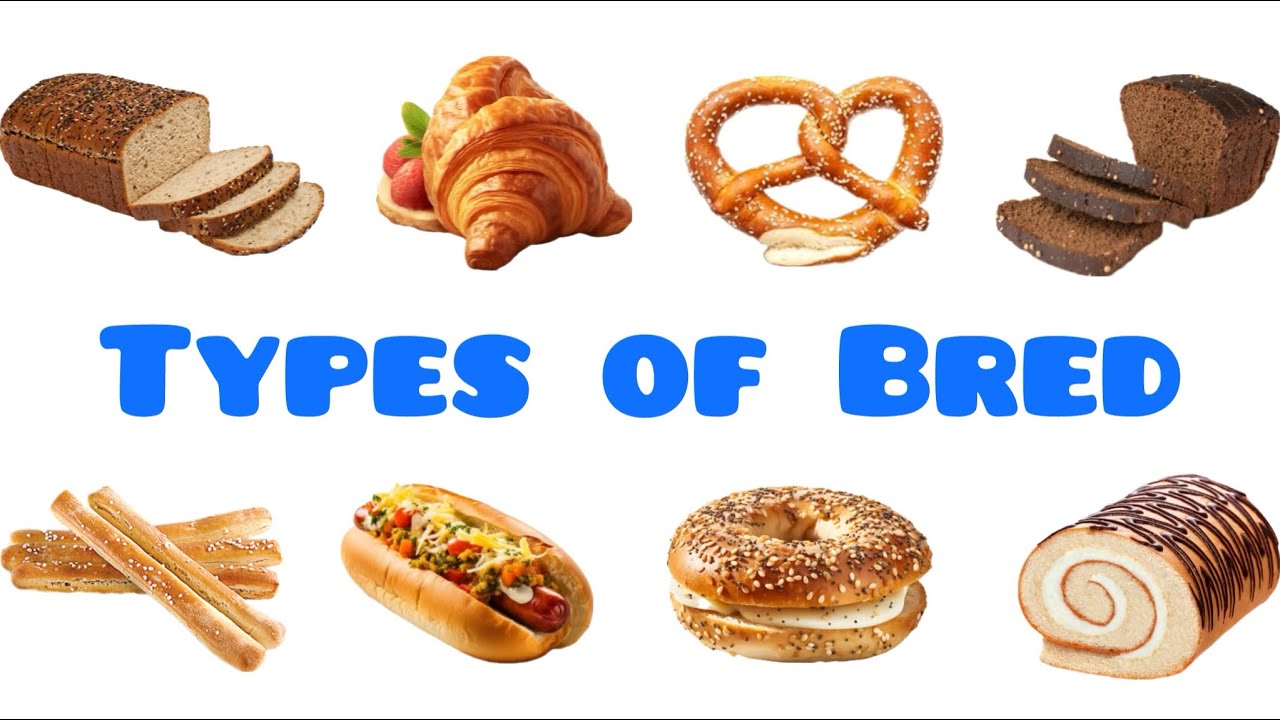 15 Types of Bread in English | Improve your English vocabulary | Lesson 47 #esl