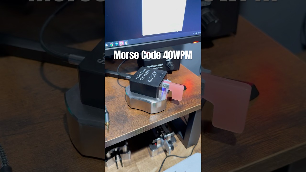 40wpm morse code #morsecode #hamradio