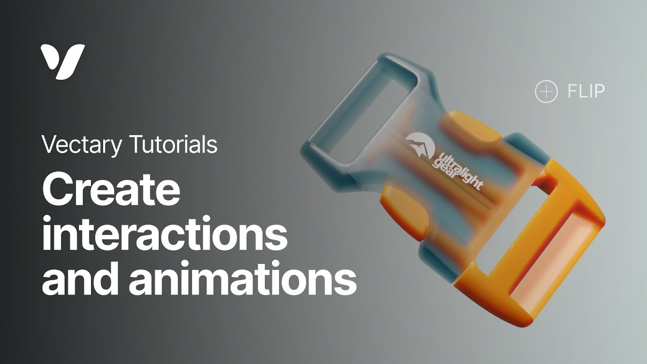 Create 3D interactions and animations | Vectary tutorial