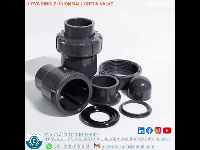 U-PVC SINGLE UNION BALL VALVE SOLVENT SOCKET - U-Pvc Single Union Ball ...