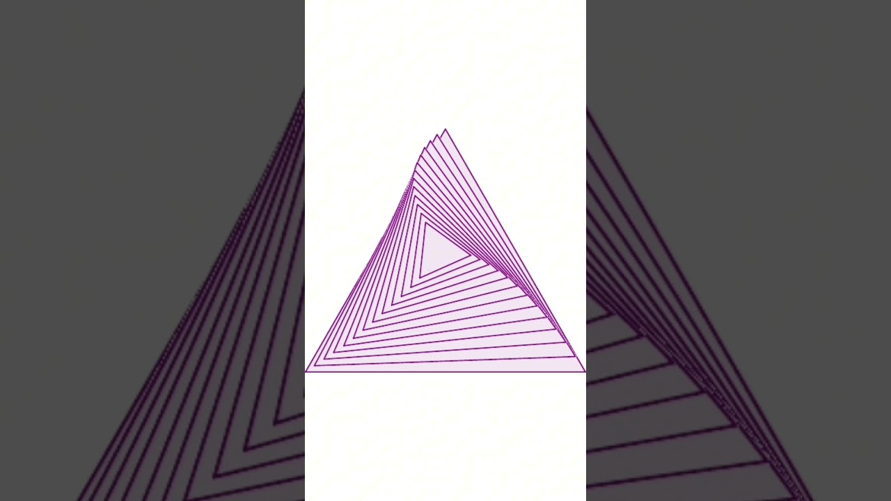 A rotating triangle 📐 created using TikZ LaTeX #tikz #latex #latextutorial