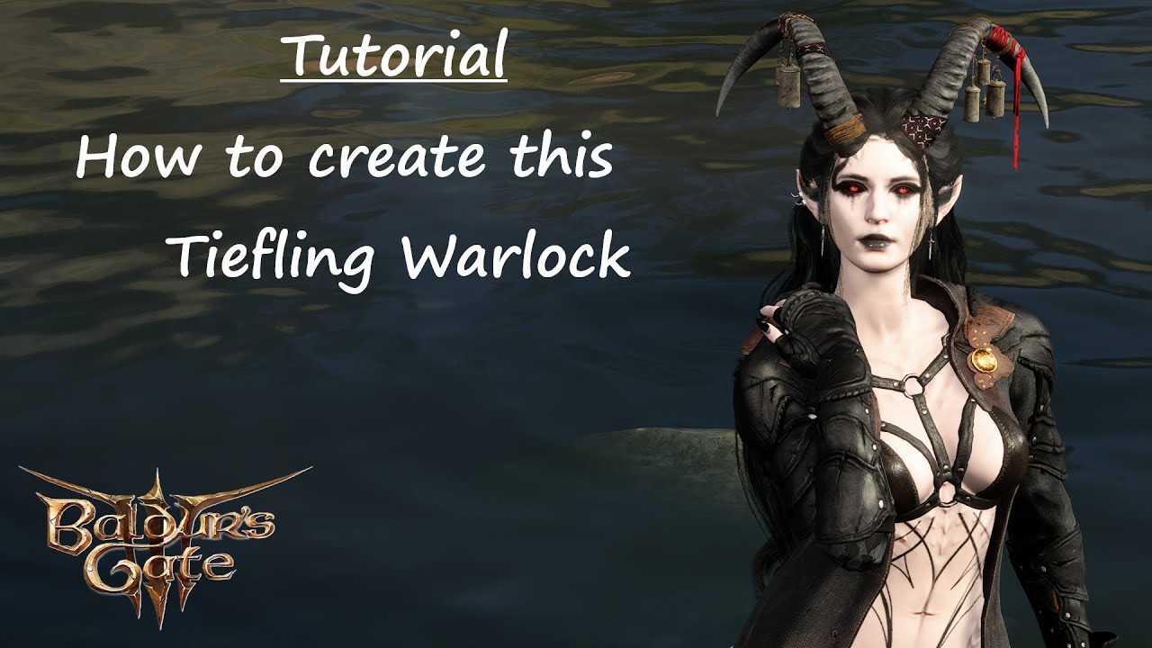Tav/Dark Urge Creation Idea : Tiefling Warlock | Baldur's gate 3 | Nyxis Creation #7