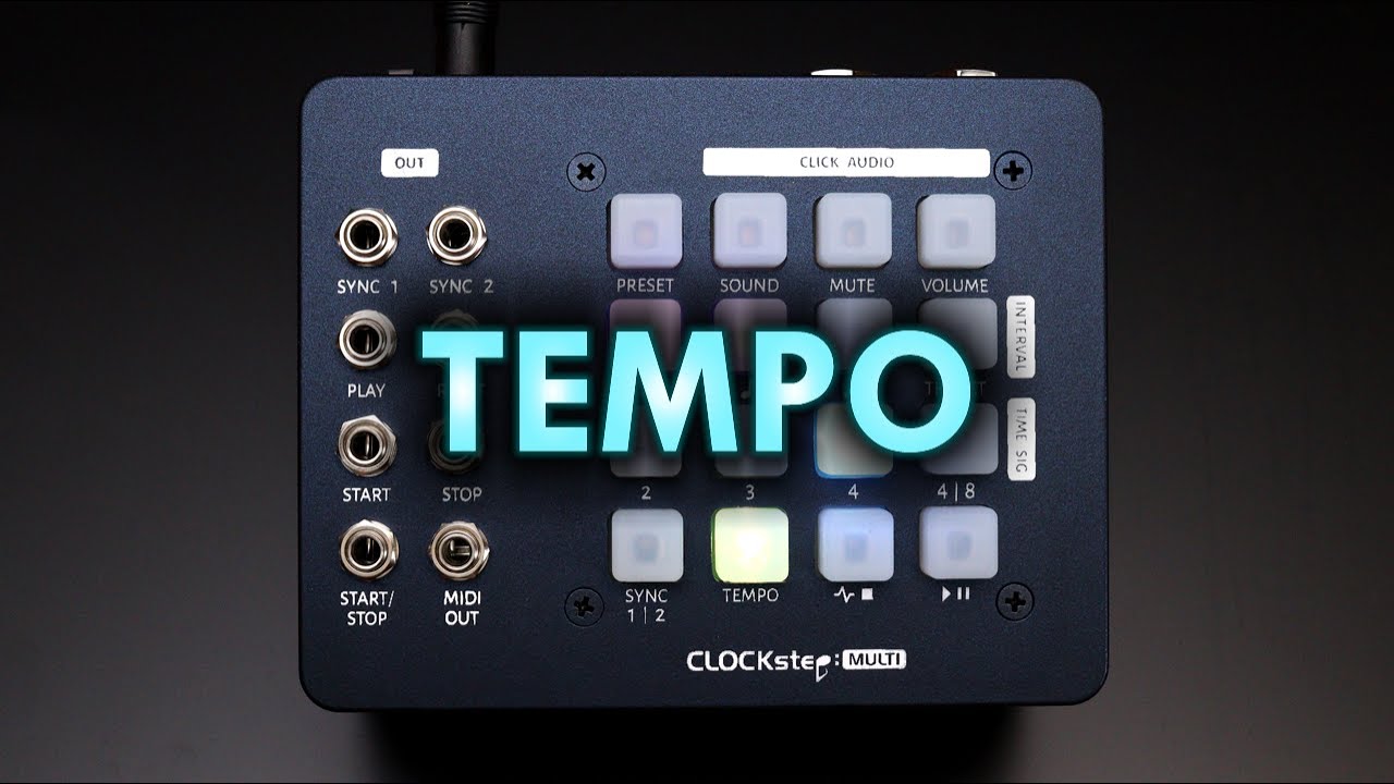 CLOCKstep:MULTI - Tempo Control Feature