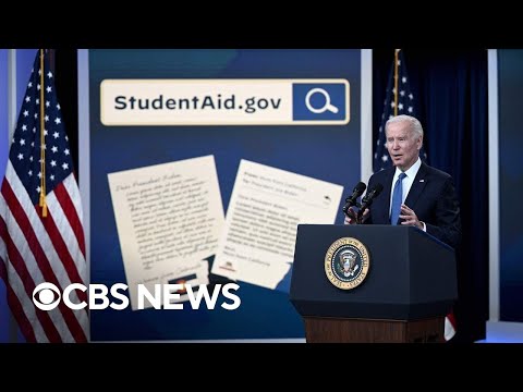 Biden announces launch of student loan forgiveness application website | full video