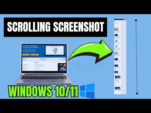 How to Take a Scrolling Screenshot in Windows 10/Windows 11 | Full page Screenshots