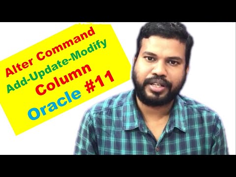 alter command in oracle |  sql alter table add column example |  modify command in sql #11