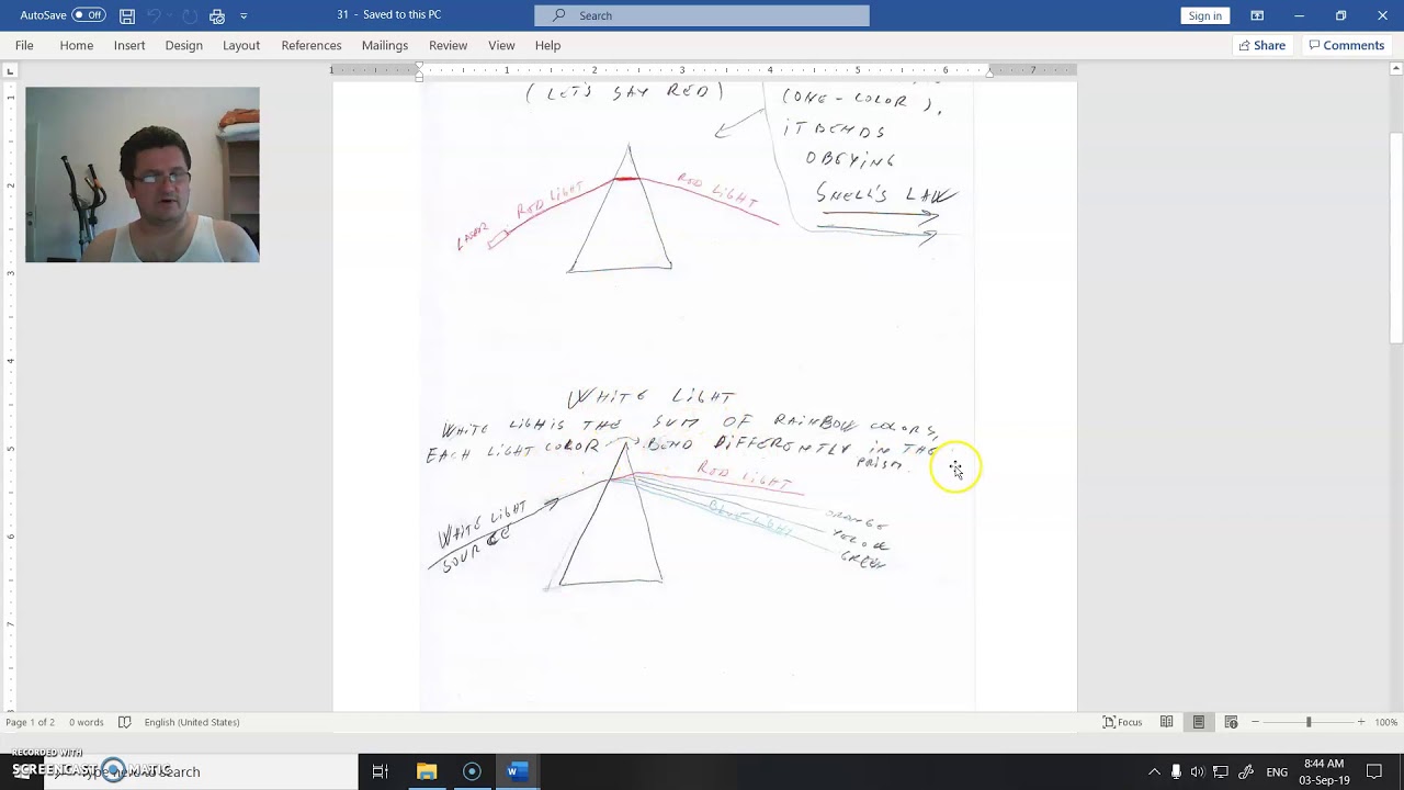 31. assignments (laser-prism)